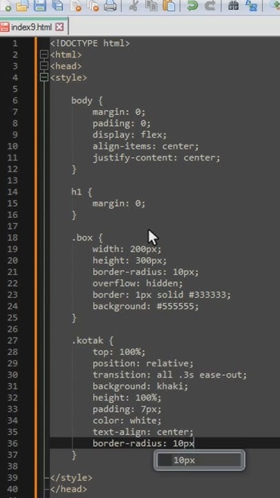 Buat Kartu Hover Pake Html And Css Html Css Shorts Youtube
