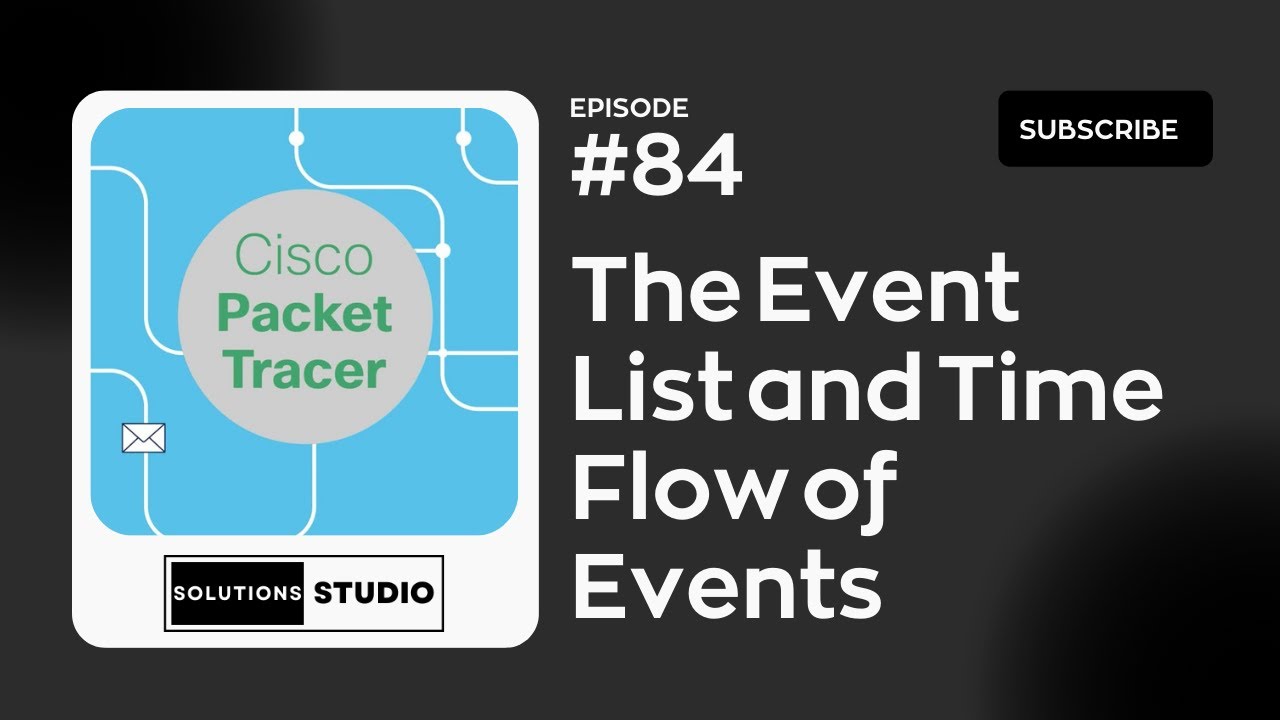 The Event List and Time Flow of Events | Ep. 84 | Cisco Packet Tracer ...