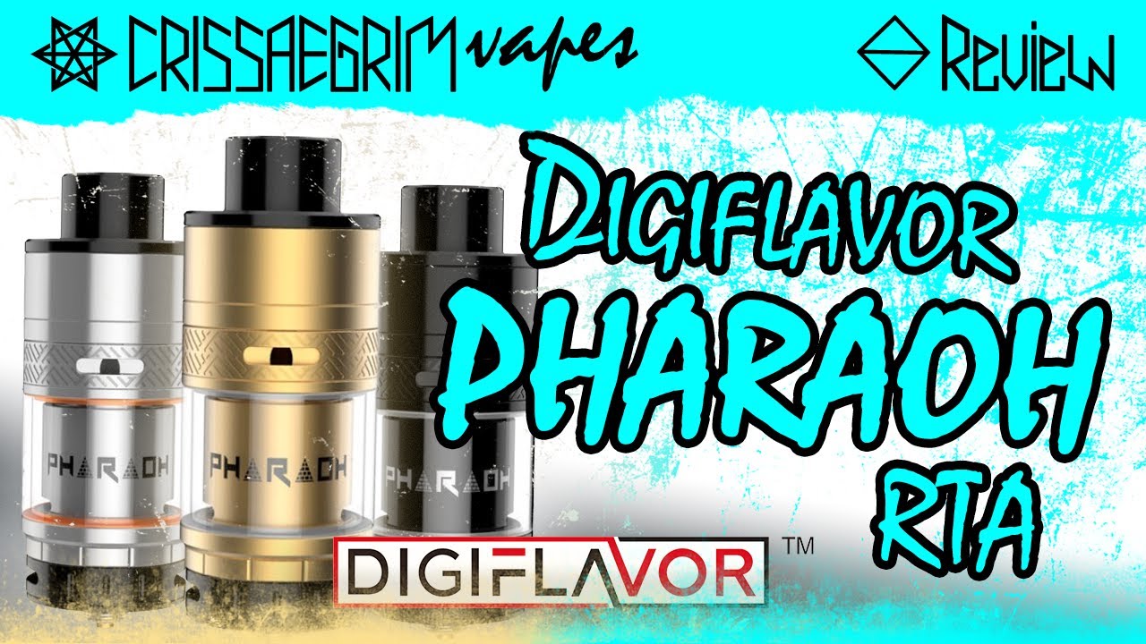Digiflavor Pharaoh RTA by Rip Trippers Test / Wickeln - YouTube