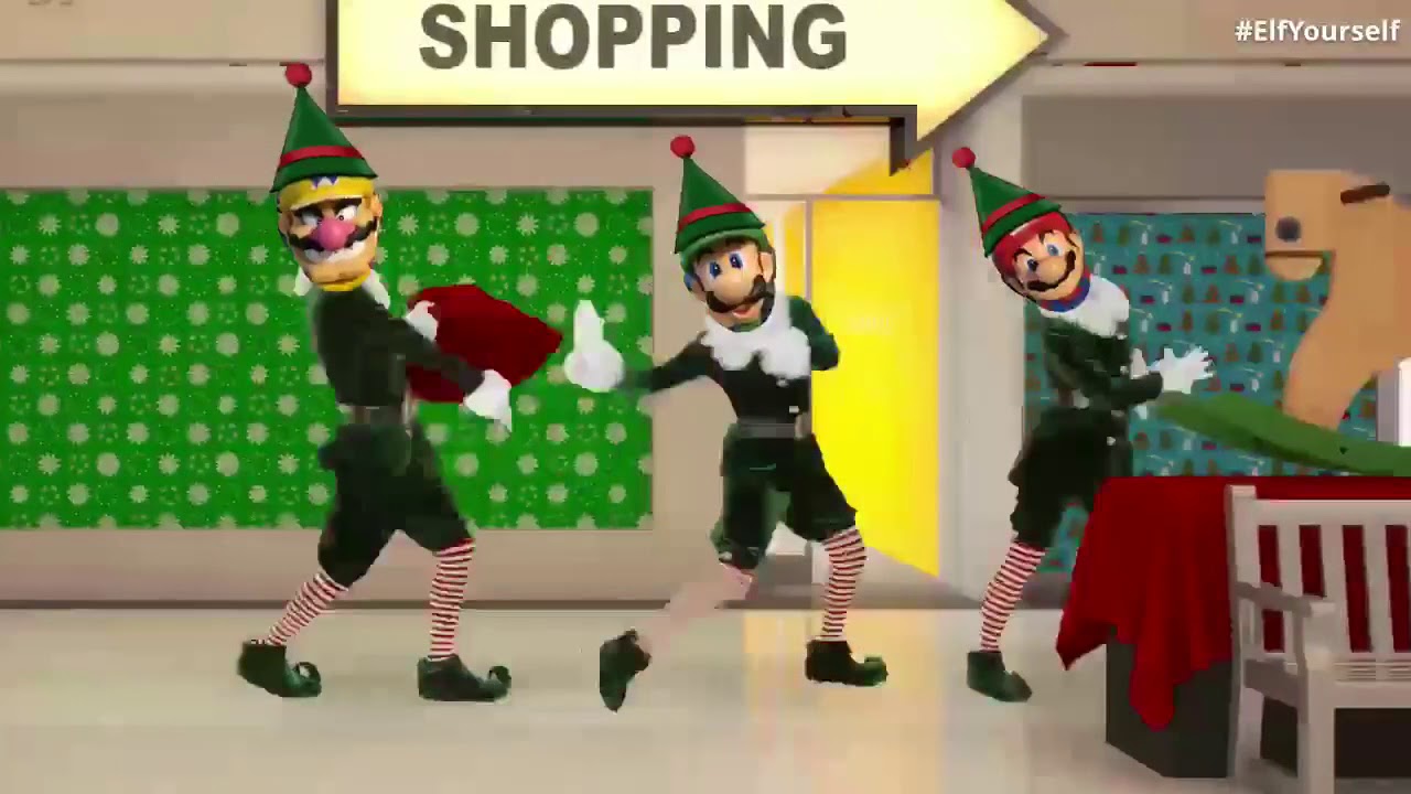 Elf Yourself Super Mario Bros Song 9 Hip Hop Shop - YouTube