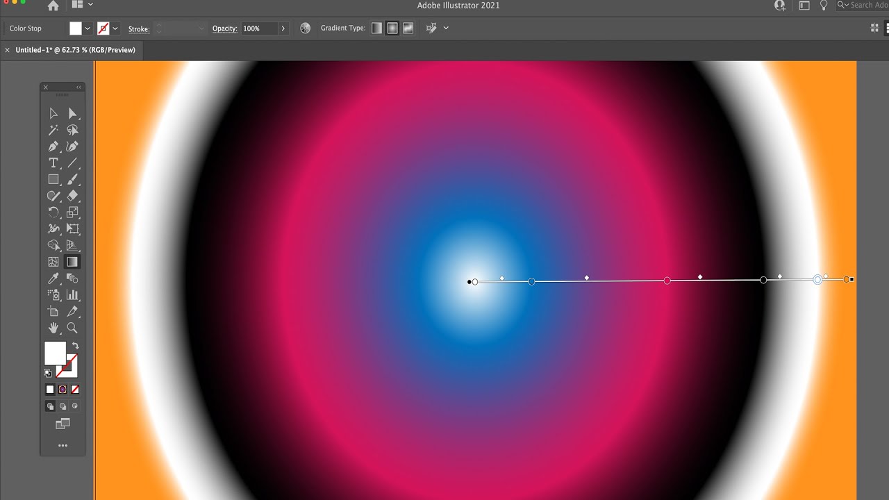 Illustrator Radial Gradient Adobe Illustrator Tutorial: How To Draw