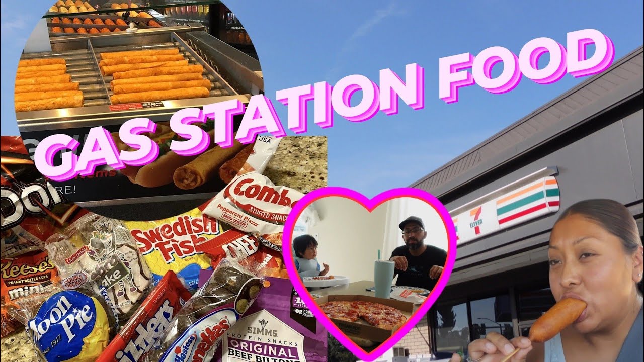 EATING GAS STATION FOOD FOR 24 HOURS - YouTube