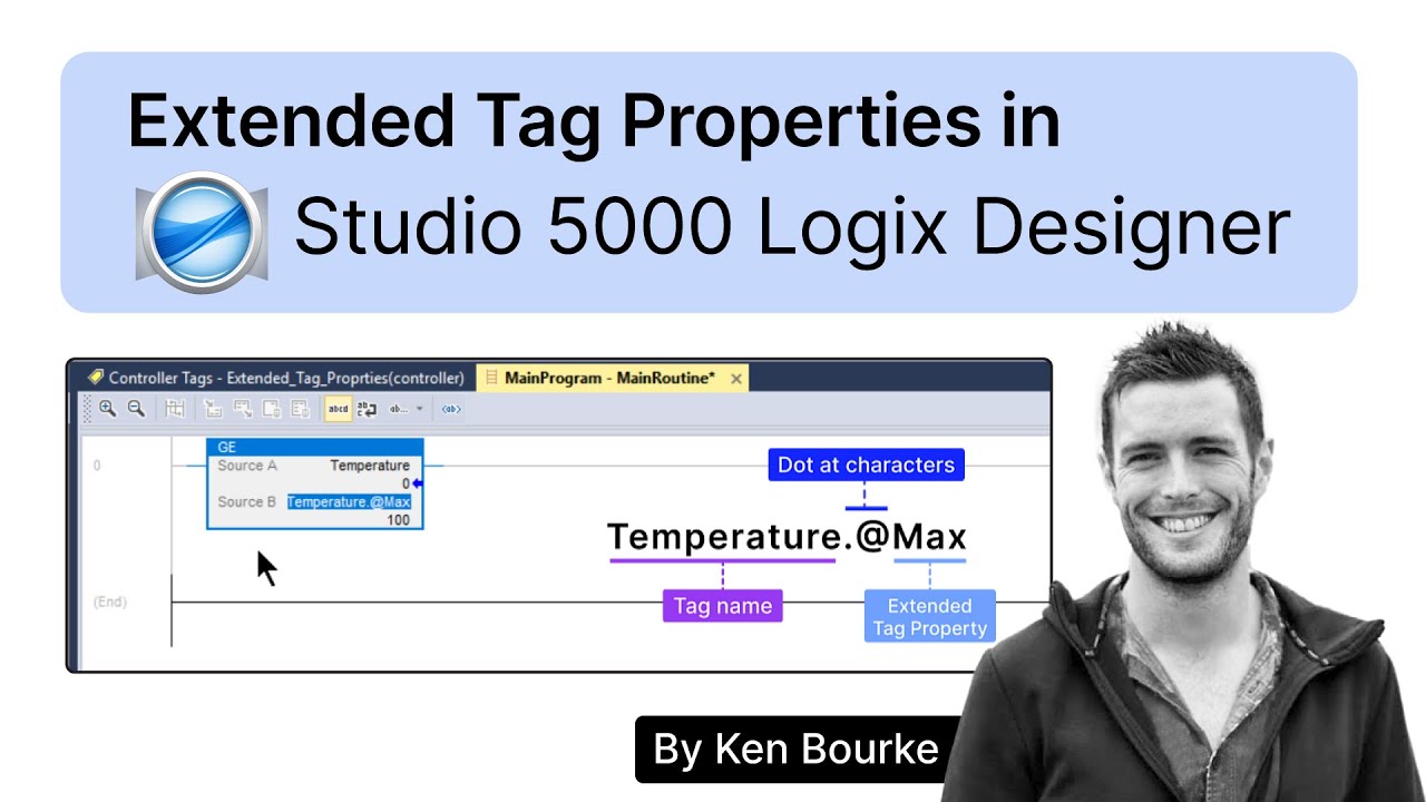 How to Use Extended Tag Properties in Studio 5000 Logix Designer - YouTube