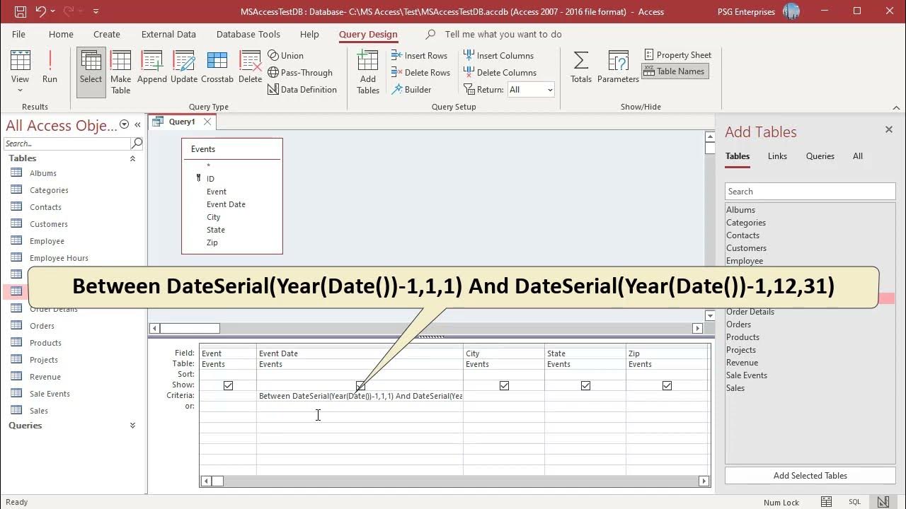 How To Use DATESERIAL Function To Get A Date In MS Access Office 365 how-to-use-dateserial-function-to-get-a-date-in-ms-access-office-365