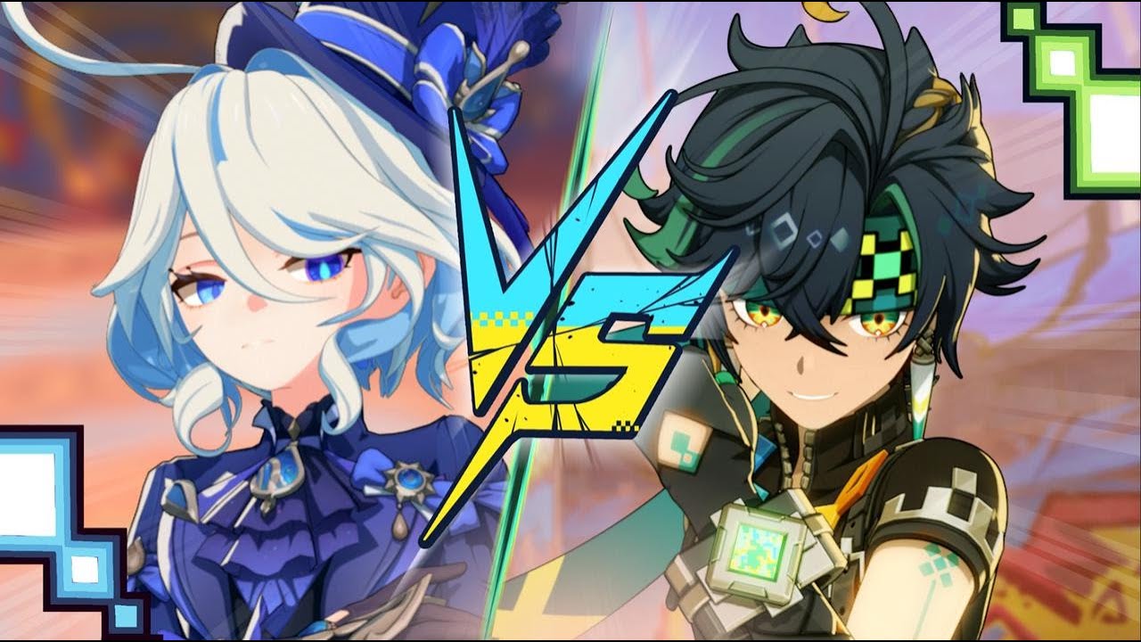 Genshin Impact Character Fighting Championship! Furina vs. Kinig! - YouTube