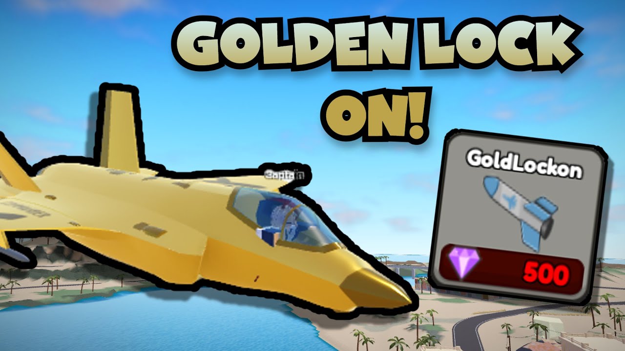 F35 Golden Lock On Upgrade (500 Gems!) Military Tycoon - YouTube
