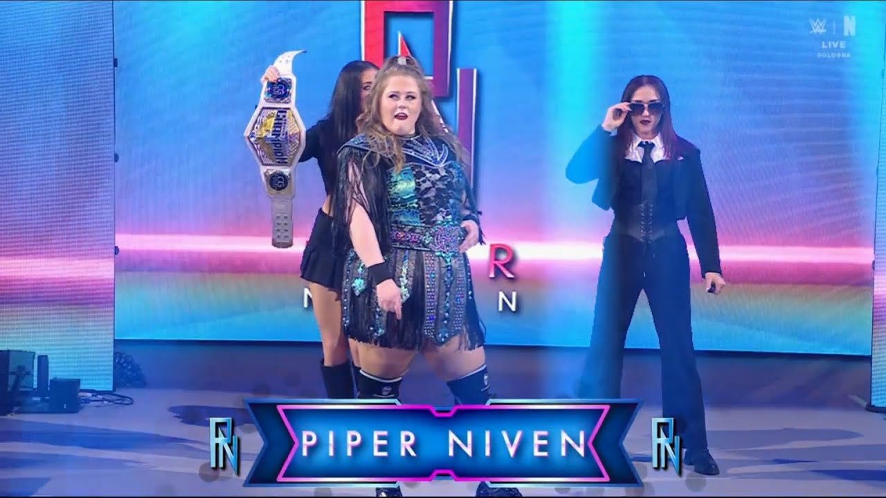 Piper Niven Entrance : WWE SmackDown in Bologna, Italy, March 21, 2025 ...