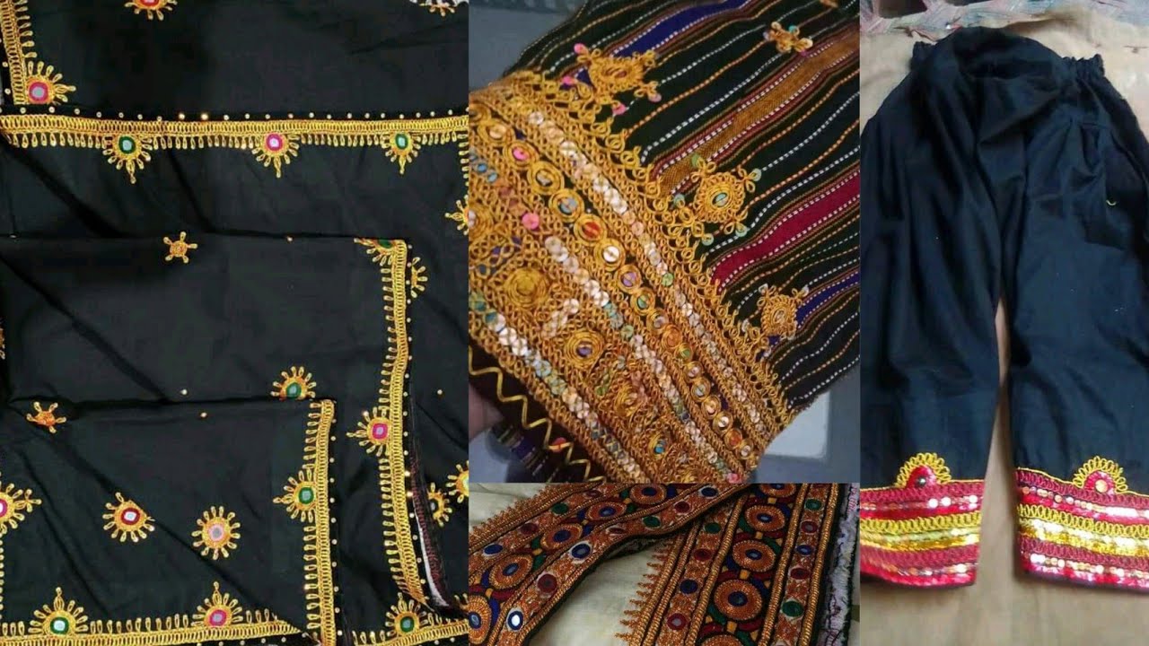 Tridtional Sindhi Embroidery / Mukka work Embroidery Marorri Shalwar ...