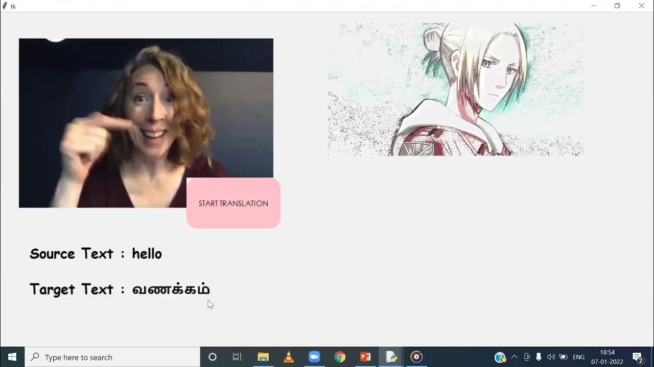 Create a python app with tkinter interface to do translation by ...