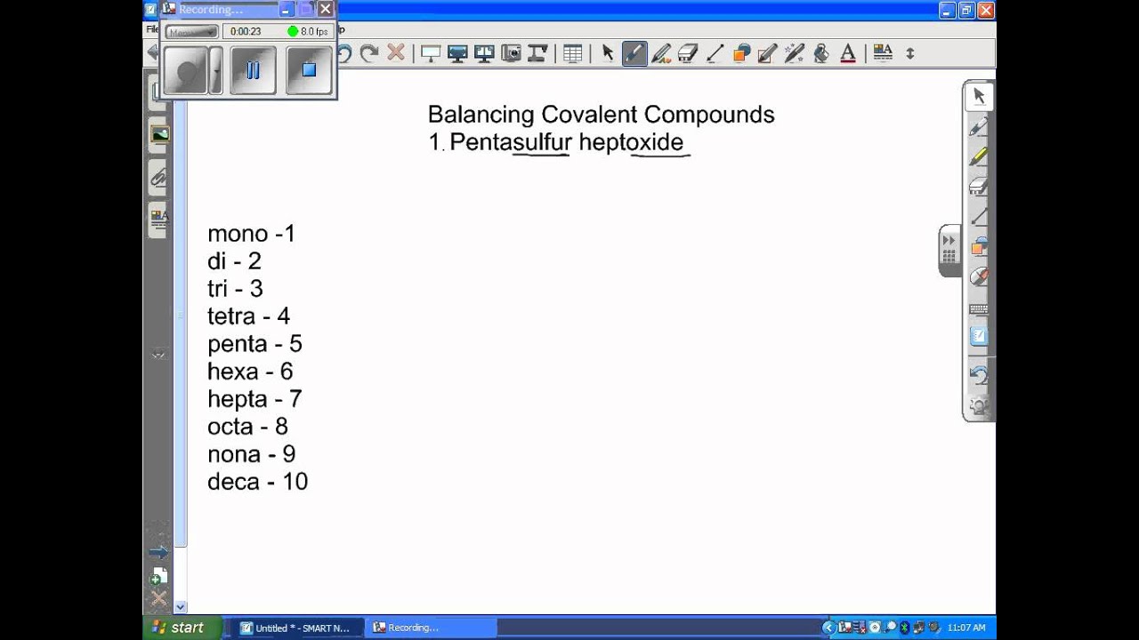 Balancing Covalent Compounds lesson2 - YouTube