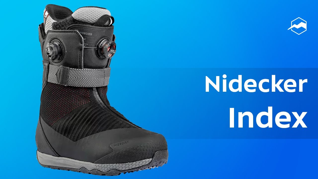 Сноубордические ботинки Nidecker Index - YouTube
