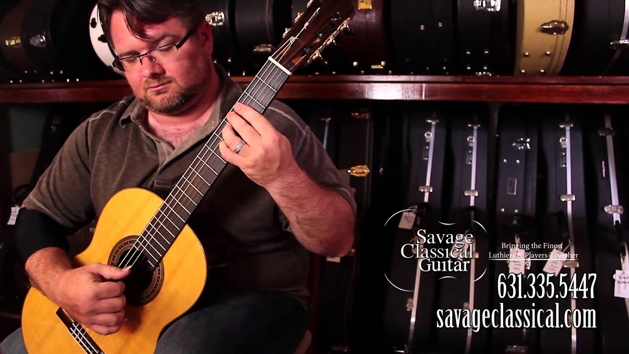 2014 Daryl Perry Classical Guitar #188 Spruce - YouTube