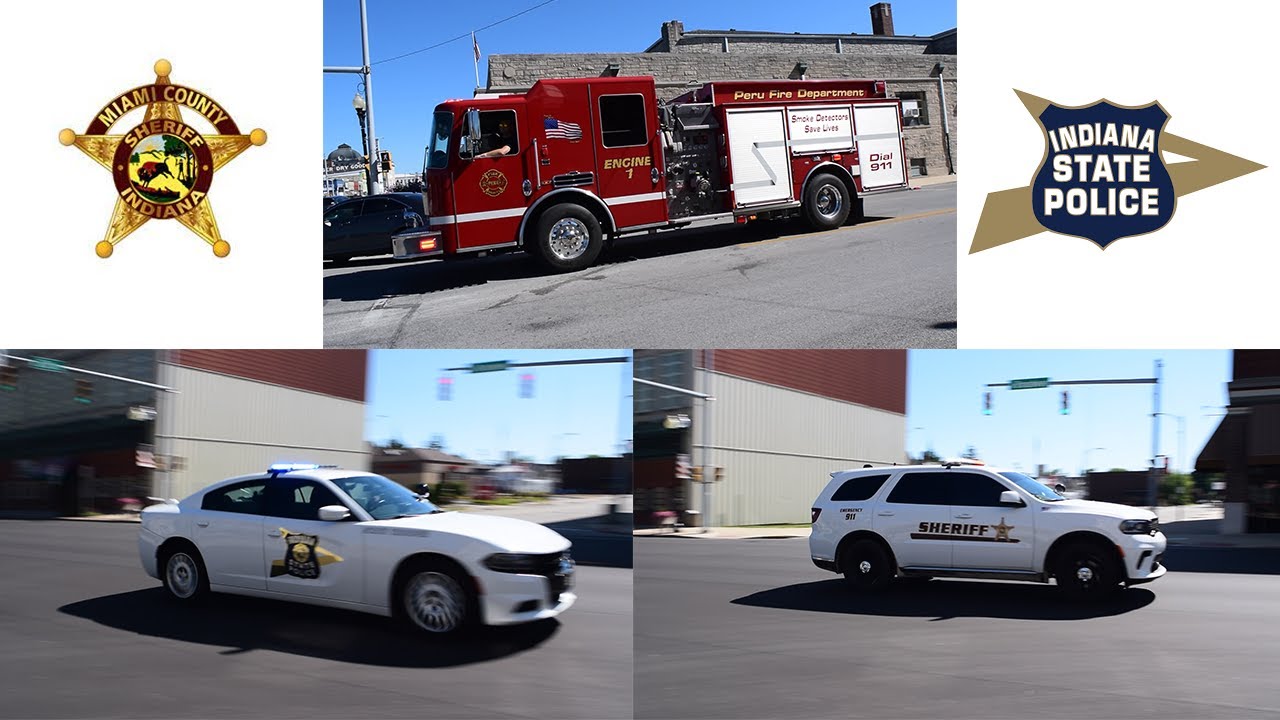 Indiana State Police, Miami County Sheriff, & Peru Fire Responding FAST ...