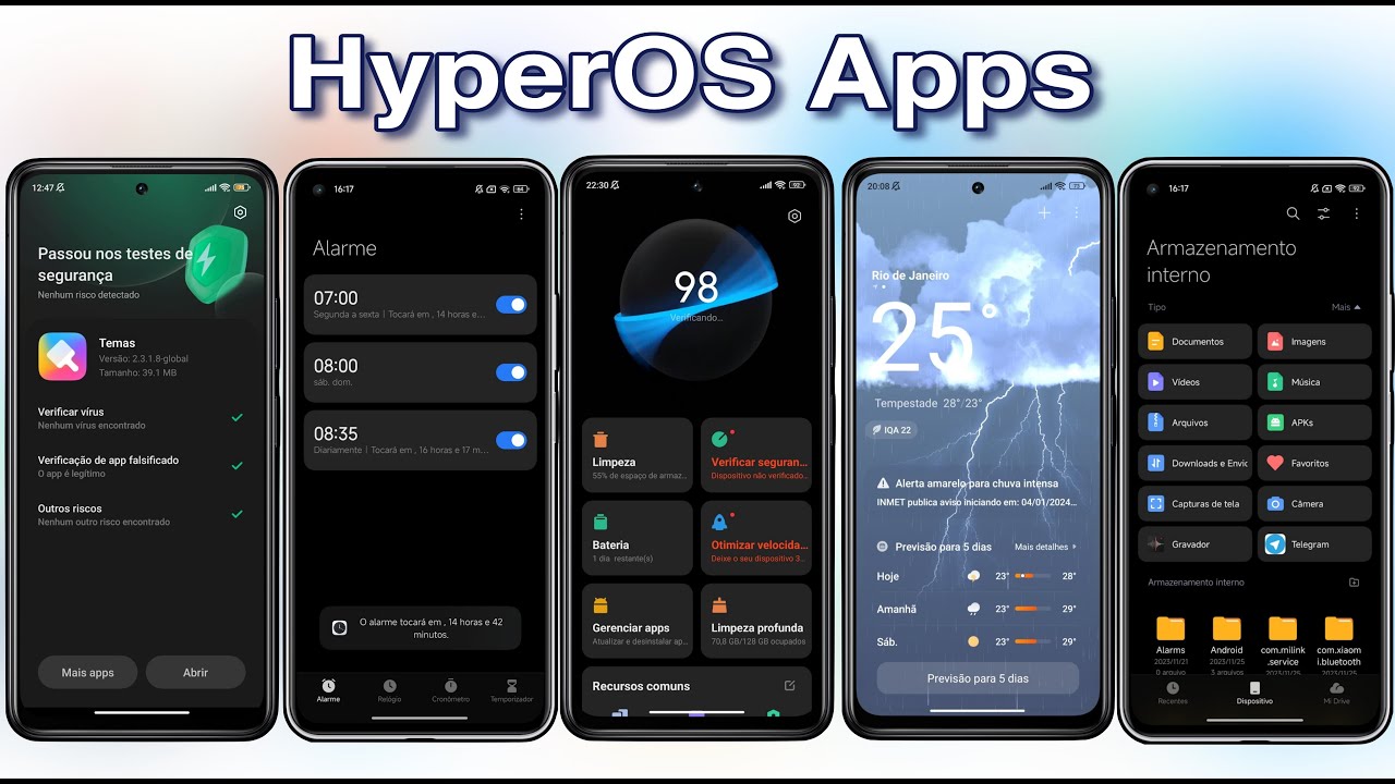 É Tudo Global! 🔥 Xiaomi HyperOS Apps - Agora Sim - É Isso que seu ...
