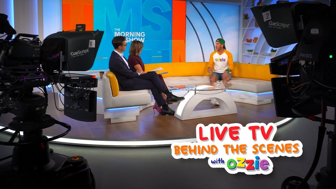 Behind The Scenes | Learn How a Live TV Show is Made with Ozzie - YouTube