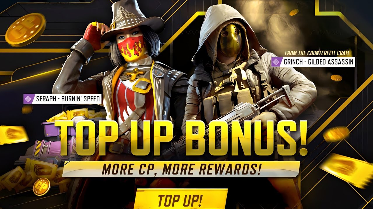 TOP UP NOW & GET FREE SERAPH - BURN' SPEED IN A SURPRISE TOP-UP BONUS ...