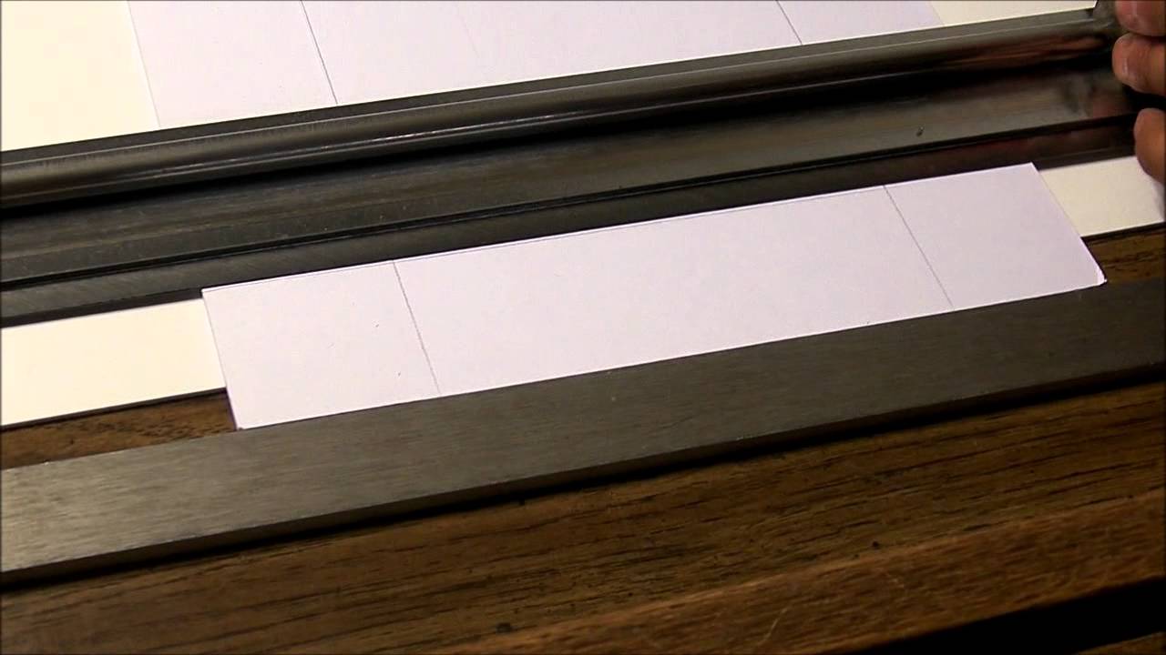How to Cut an 8Ply Matboard - YouTube