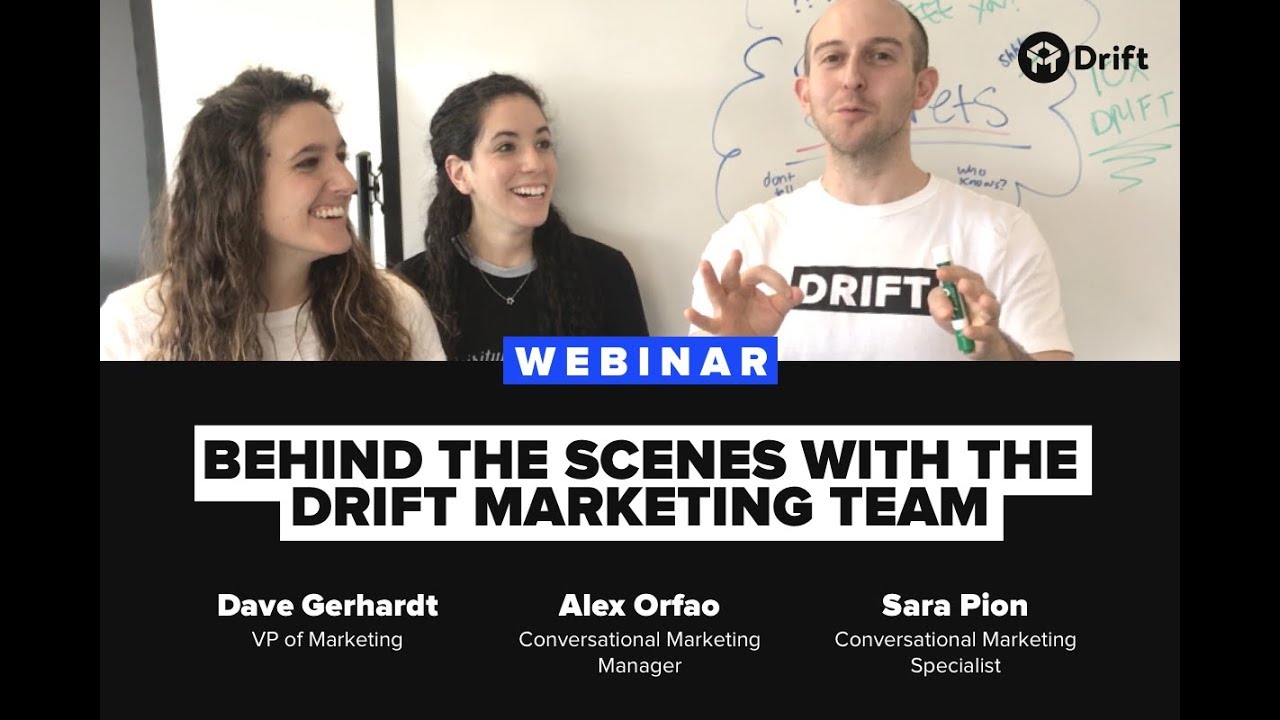 Behind the Scenes of Conversational Marketing at Drift - YouTube
