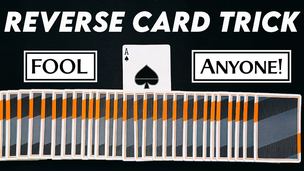 SUPER EASY Reverse Card Trick Tutorial | BEST Card Trick For Beginners ...