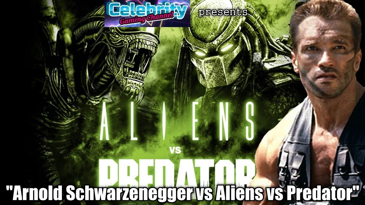 Arnold Schwarzenegger vs Aliens vs Predator - YouTube