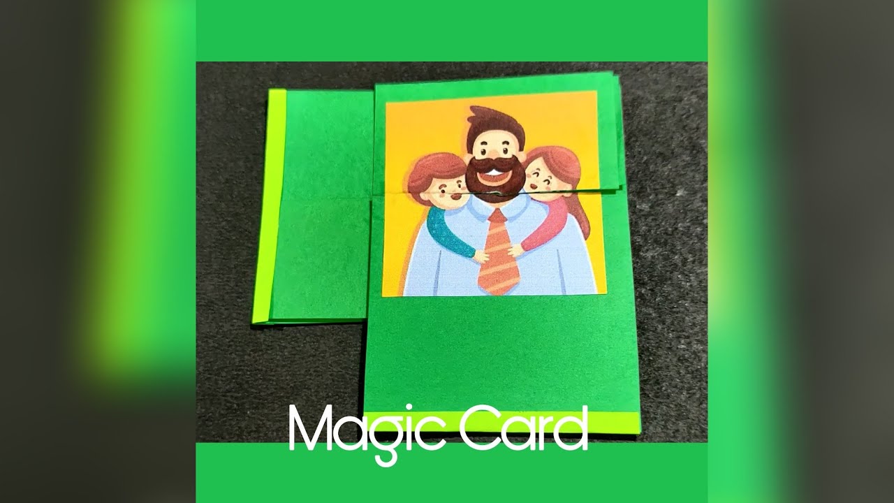Magic Card| Paper Craft| Father's Day Special| Handmade| Card for all ...