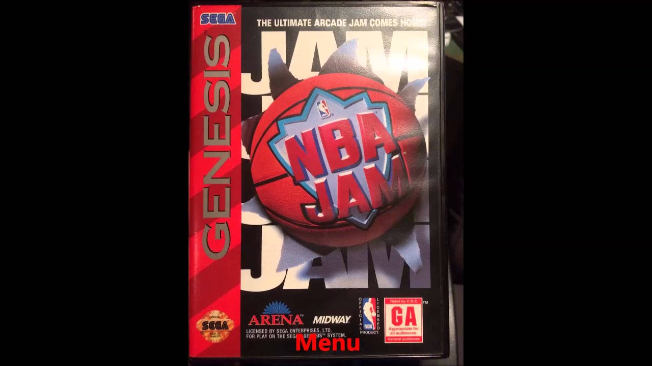 Sega Genesis: NBA Jam - Menu - YouTube