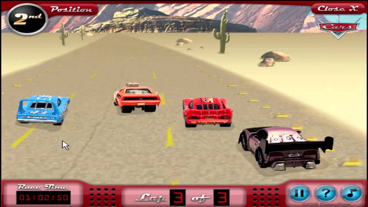 Disney Games - Race Car Videos For Kids - Desert Dash - YouTube
