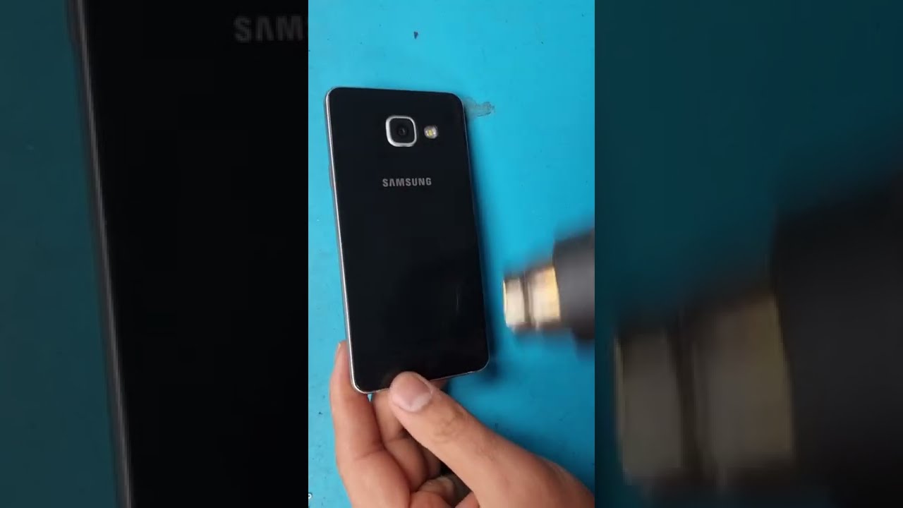 How to fix a pooped swelling battery on phone open back Samsung. - YouTube