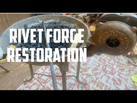 Rivet forge restoration - YouTube