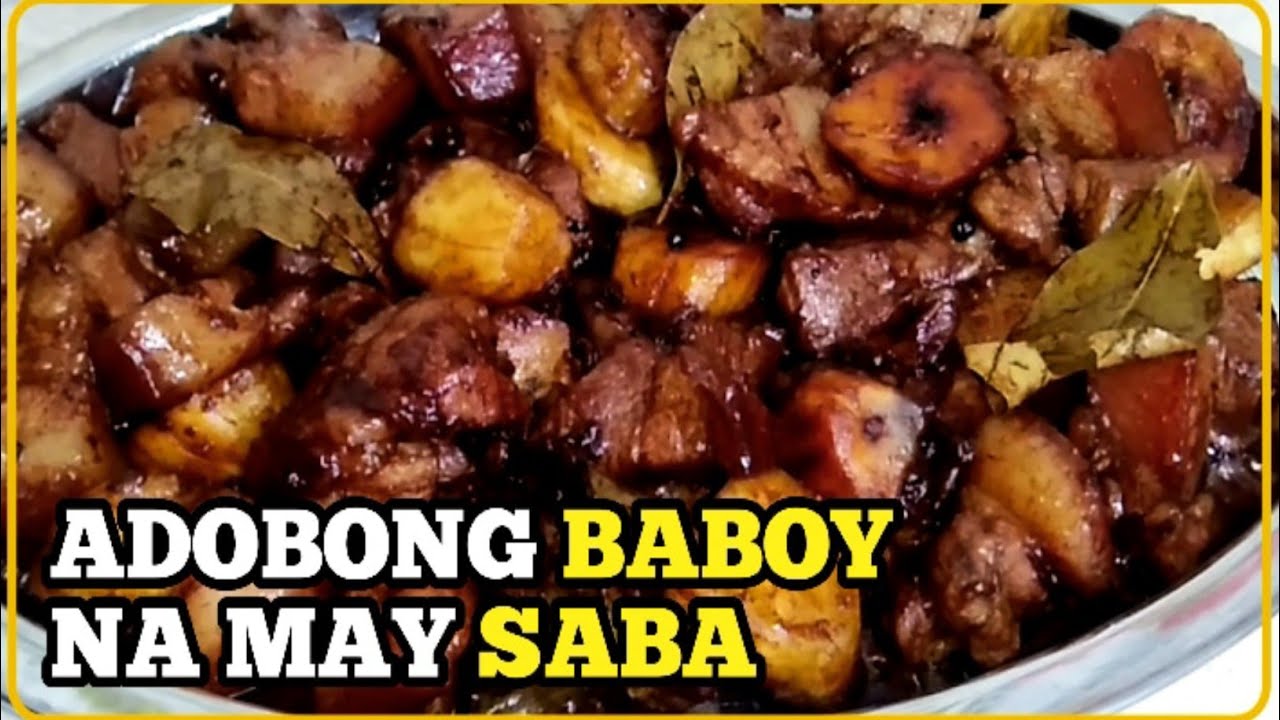 ADOBONG BABOY NA MAY SABA ||JanLei Channel - YouTube