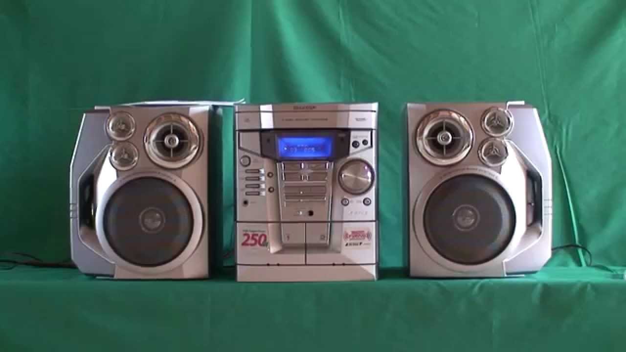 Sharp CD E700 - YouTube