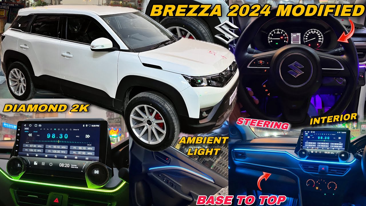NEW BREZZA 2024 LXI MODIFICATIONS IN TOP MODEL IN 30k ONLY🔥|Seat Cover ...