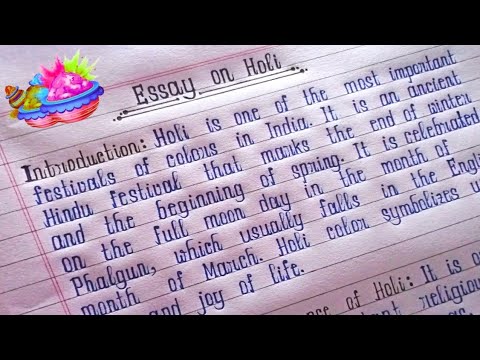 Holi Essay in English | Paragraph on Holi Festival in English | BMB ...