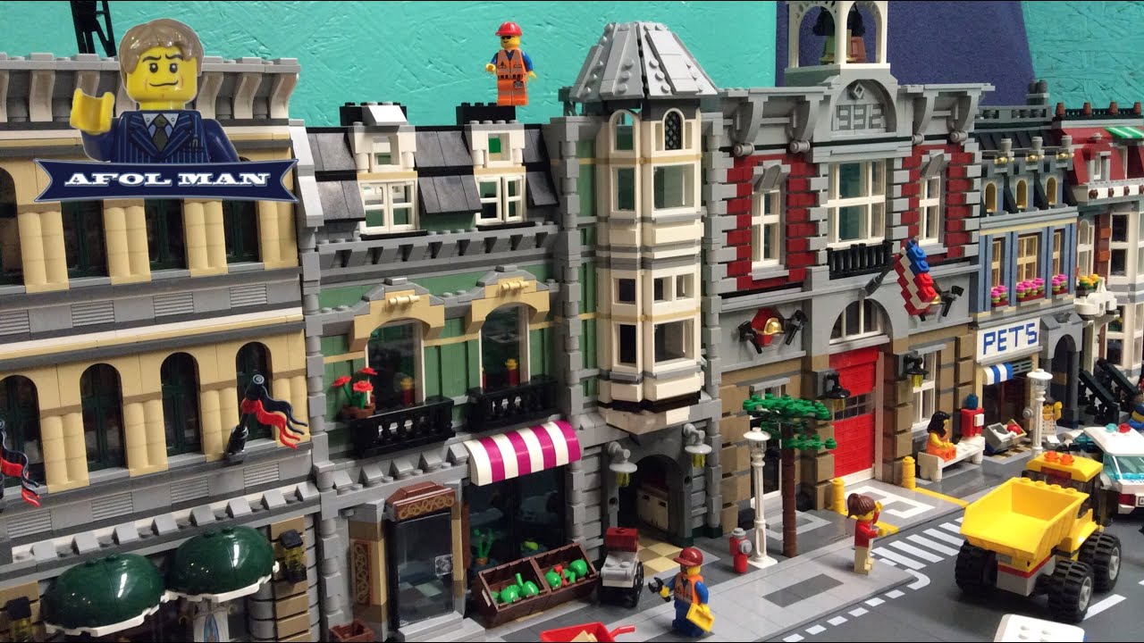 BUILDING THE LEGO GREEN GROCER ( 10185 ) PIECE BY PIECE Update 3 - YouTube