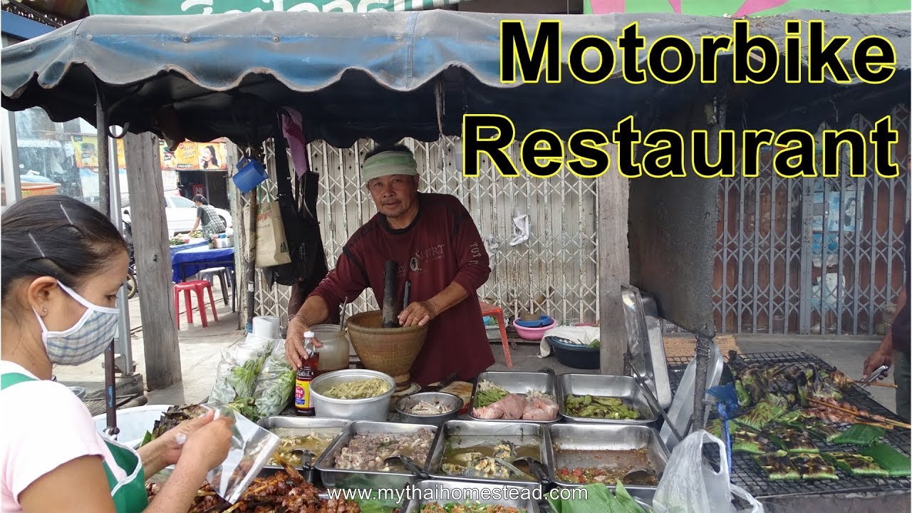 30-year-old motorbike restaurant is so busy it takes 4 or 5 people to ...