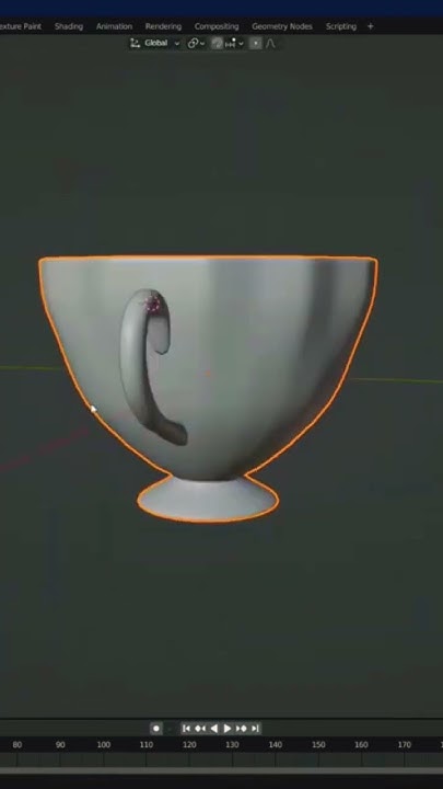 Lets modell a teacup in Blender #blender #tutorial - YouTube