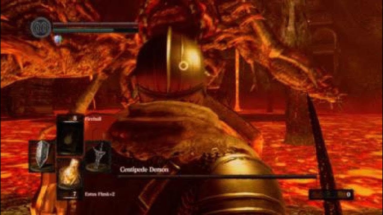 DARK SOULS REMASTERED - Demon Centipede - YouTube