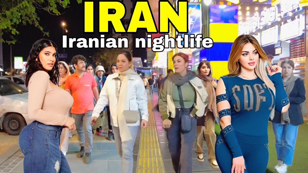 IRAN NOW 🇮🇷 Shiraz city NightLife: Night Walk in Luxury Neighbourhood ...