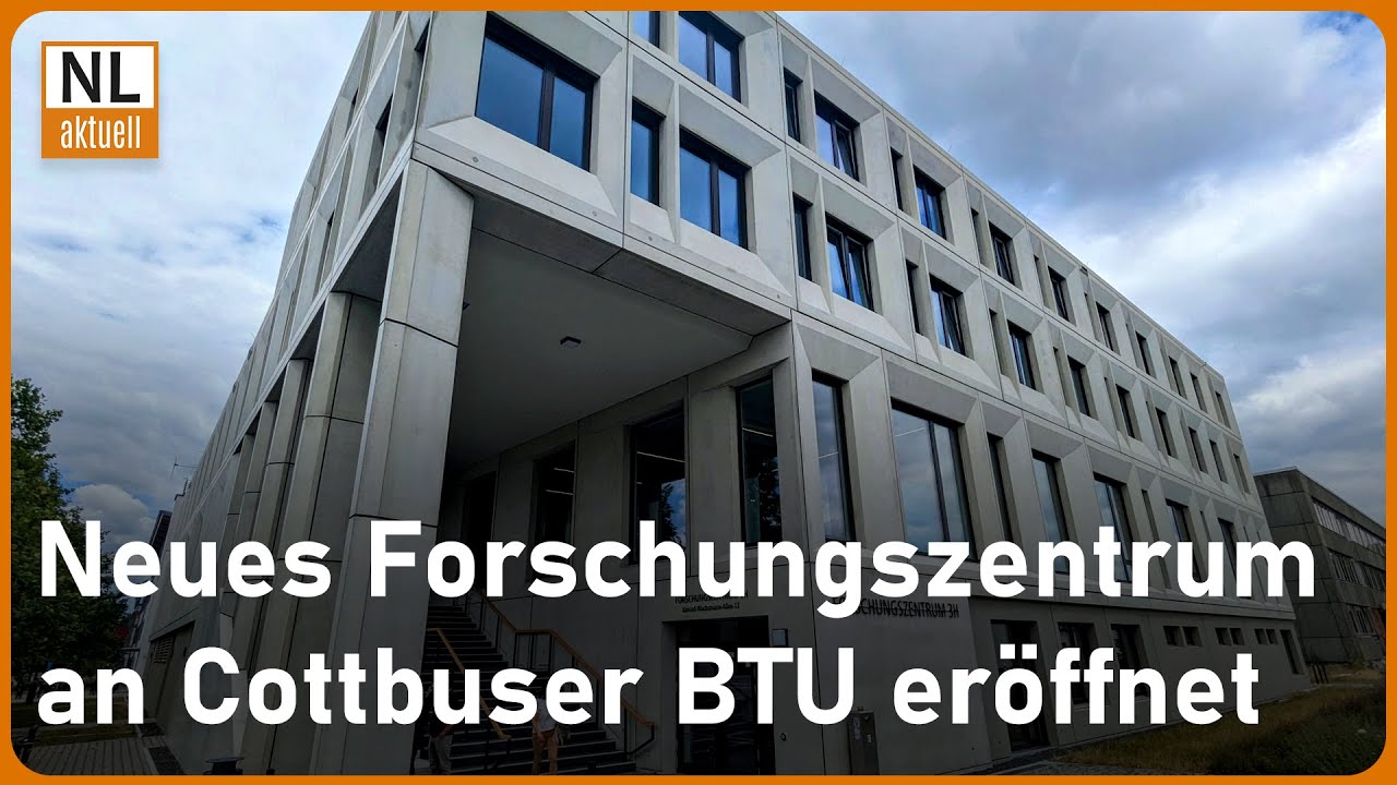 Cottbus | Neues Forschungszentrum an BTU eröffnet - YouTube