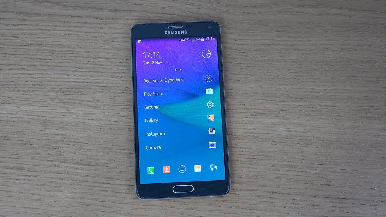 Nokia Z Launcher Samsung Galaxy Note 4 - Review (4K) - YouTube