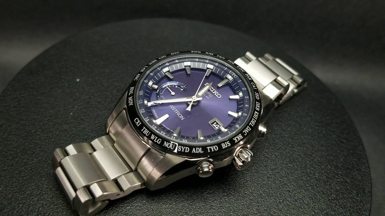 SEIKO Astron GPS Solar World Time - Watch Show Off - YouTube