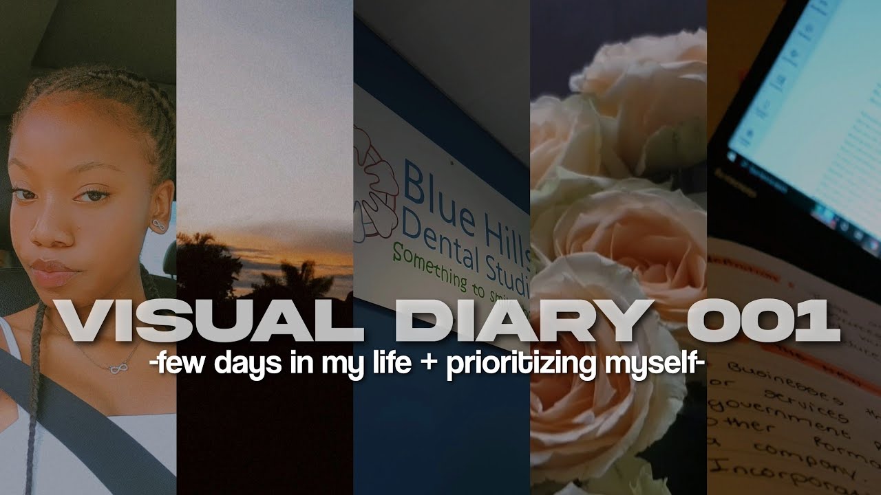 VISUAL DIARY 001| few days in my life+prioritizing myself - YouTube