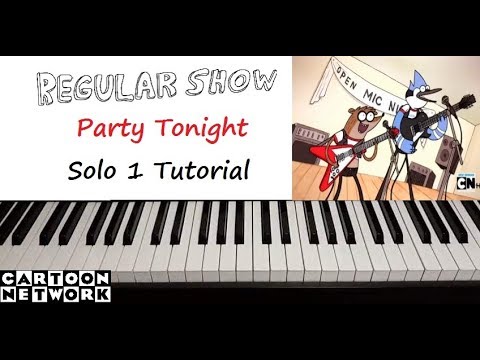 Regular Show - "Party Tonight" Solo 1 Tutorial - YouTube