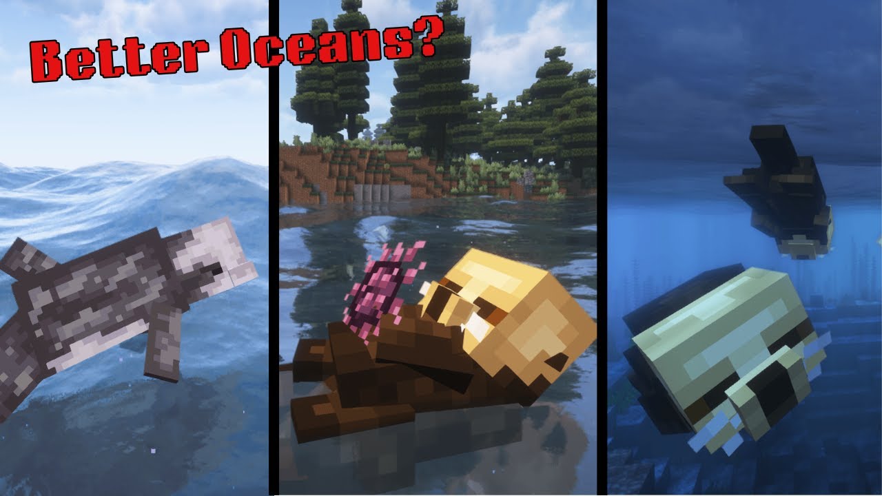 What If Minecrafts Ocean Had This?!? (Wonderous Sea Mod) - YouTube