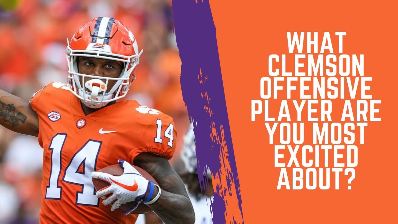 Clemson Offensive Player David Hood Is Most Excited About - YouTube