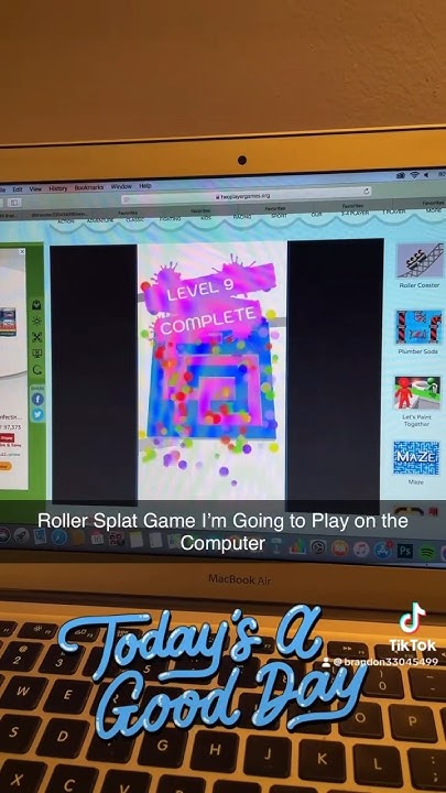 Roller Splat Game I’m Going to Play on the Computer - YouTube