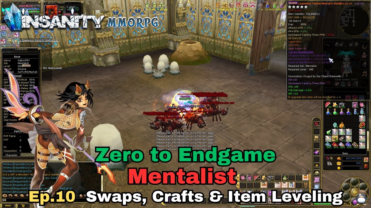 Insanity FlyFF - ZTE Mentalist Series Ep.10 - Item Leveling (Beginner ...