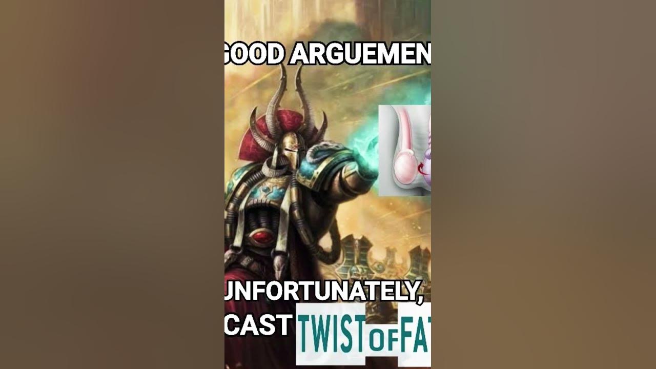 Ahriman Casts Twist Of Fate Warhammer 40 Meme Dubnew40k Gaming Warhammer Foryou Shorts