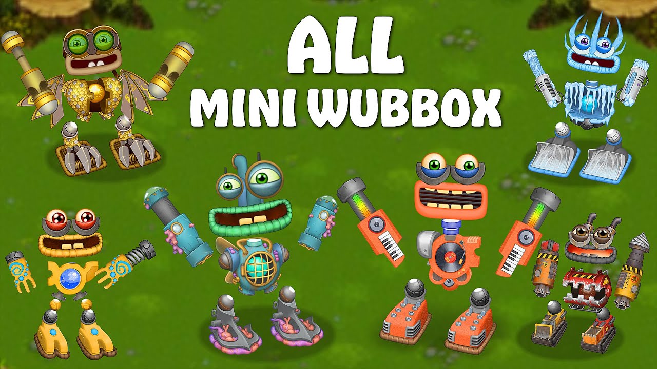ALL MINI WUBBOX | MY SINGING MONSTERS! - YouTube