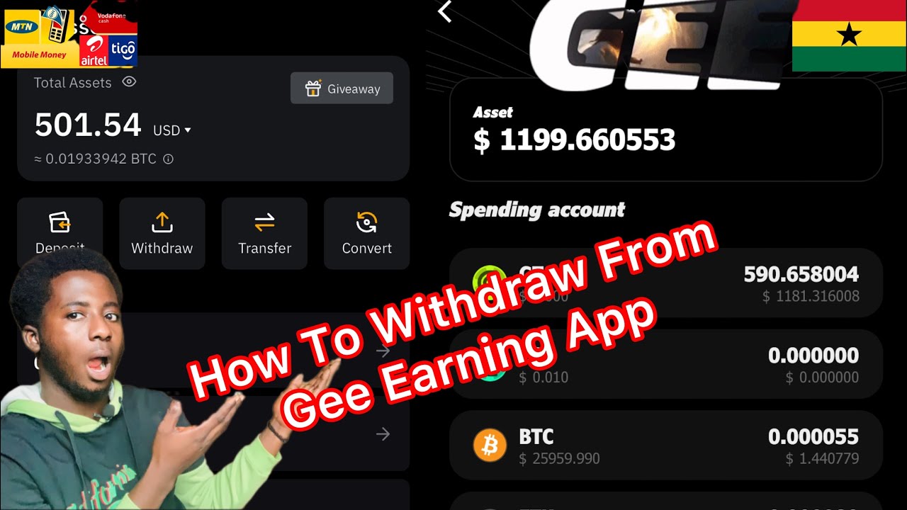 Gee App withdrawal update: How to withdraw from Gee App to binance ...